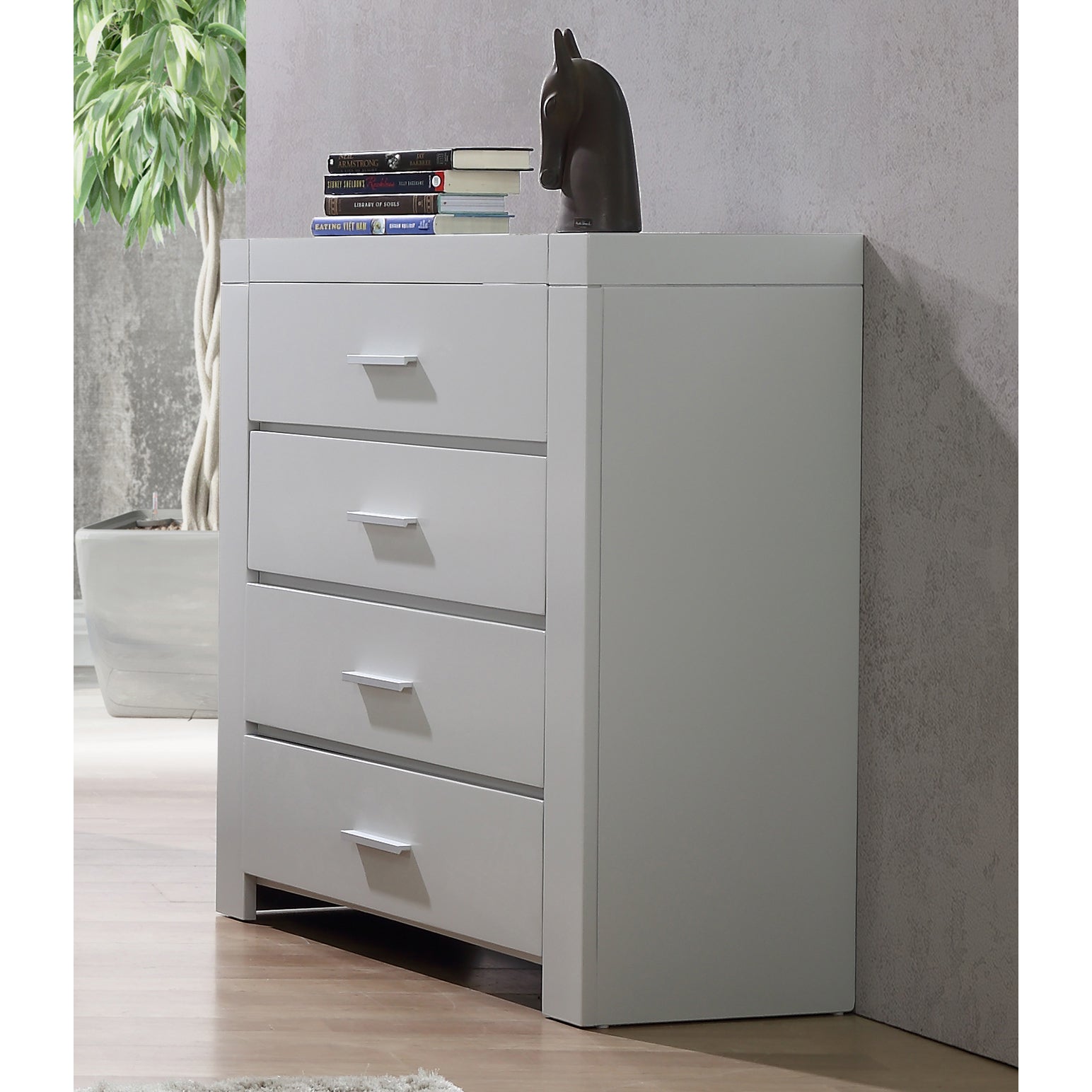 California Tallboy Grey – 2nd Chances Furniture